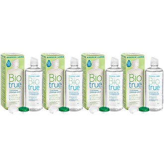 Biotrue Multi-Purpose 4 x 300 ml with cases – Contact lens solutions ...