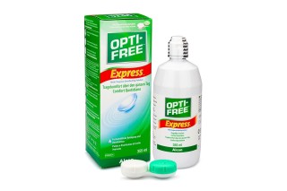 OPTI-FREE Express 355 ml with case – Contact lens solutions | Lentiamo