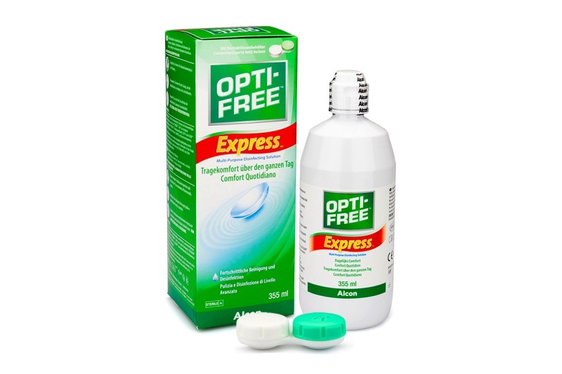 OPTI-FREE Express 355 ml with case – Contact lens solutions | Lentiamo